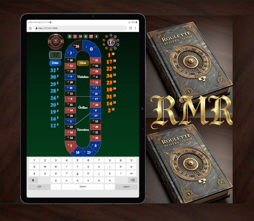 RMR - Roulette Master Revolution Web App (analysis and strategy) + e-Book-Roulette Player's ...