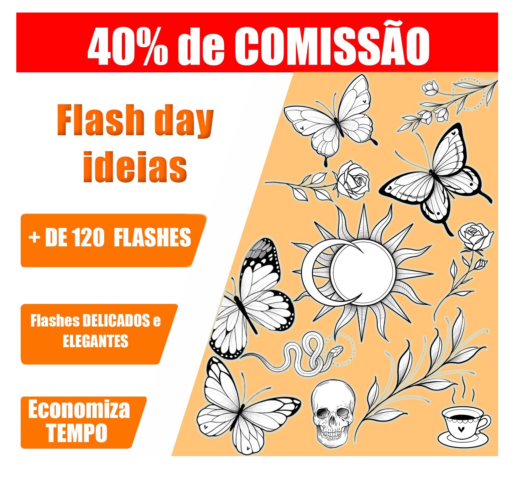 120 Ideias para FLASH DAY Tattoo - Marvim Reis | Hotmart