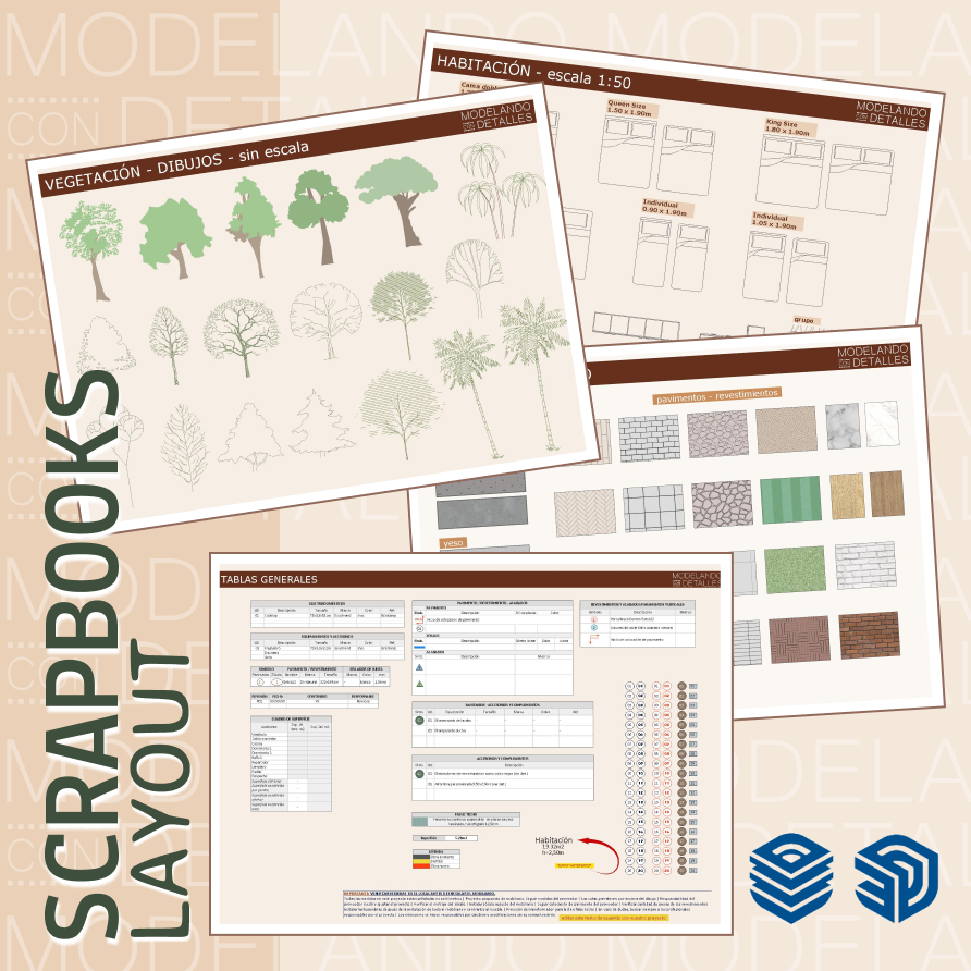 LayOut SketchUp: Álbum - Scrapbooks - Rak David | Hotmart