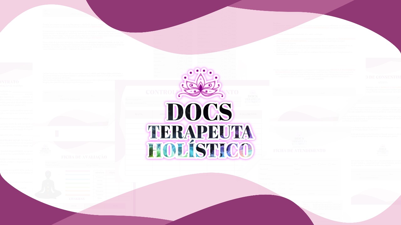 DOCUMENTOS PARA TERAPEUTAS HOLÍSTICO