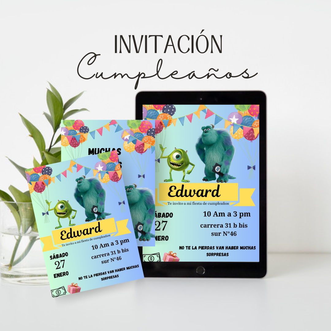 Tarjetas infantiles de cumpleaños digital - Karol liseth angulo ...
