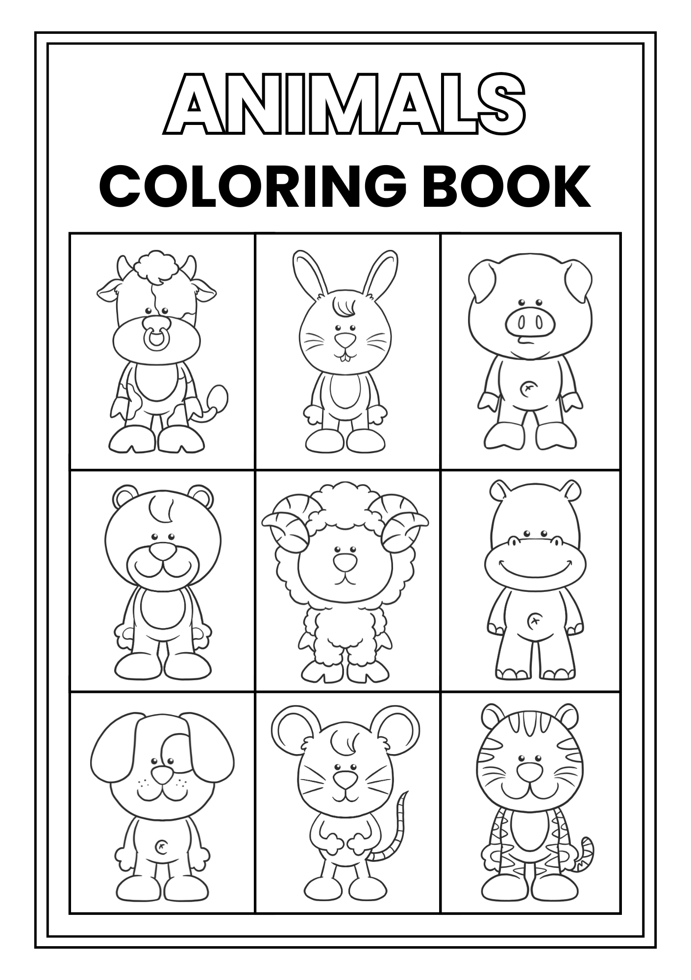 Animal Coloring Book