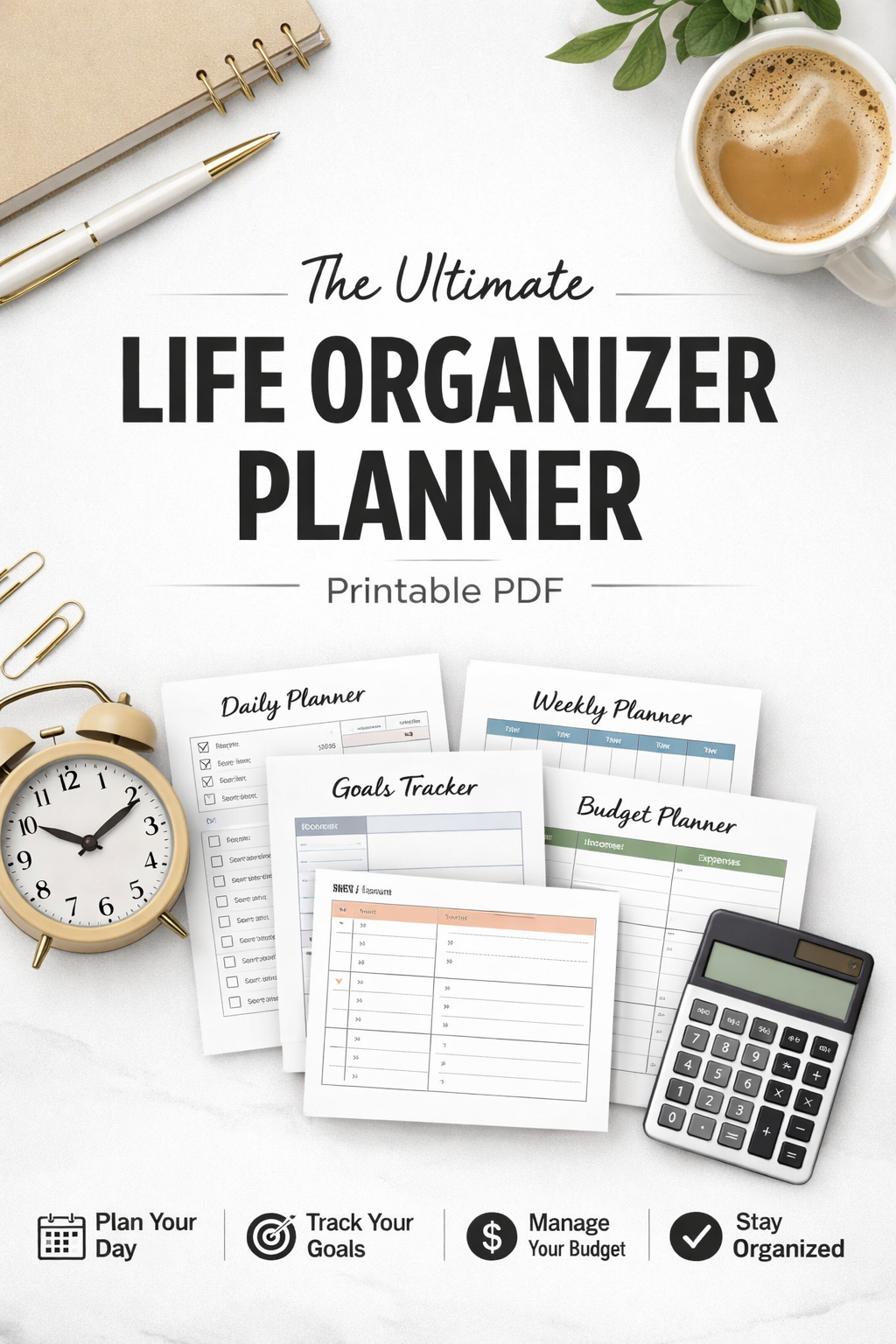 The Ultimate Life Organizer Planner | Hotmart