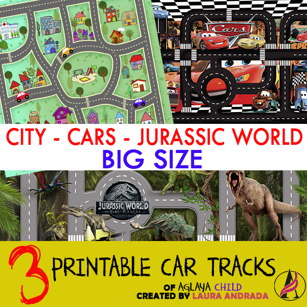 PRINTABLE CAR TRACKS - LAURA ANDRADA | Hotmart