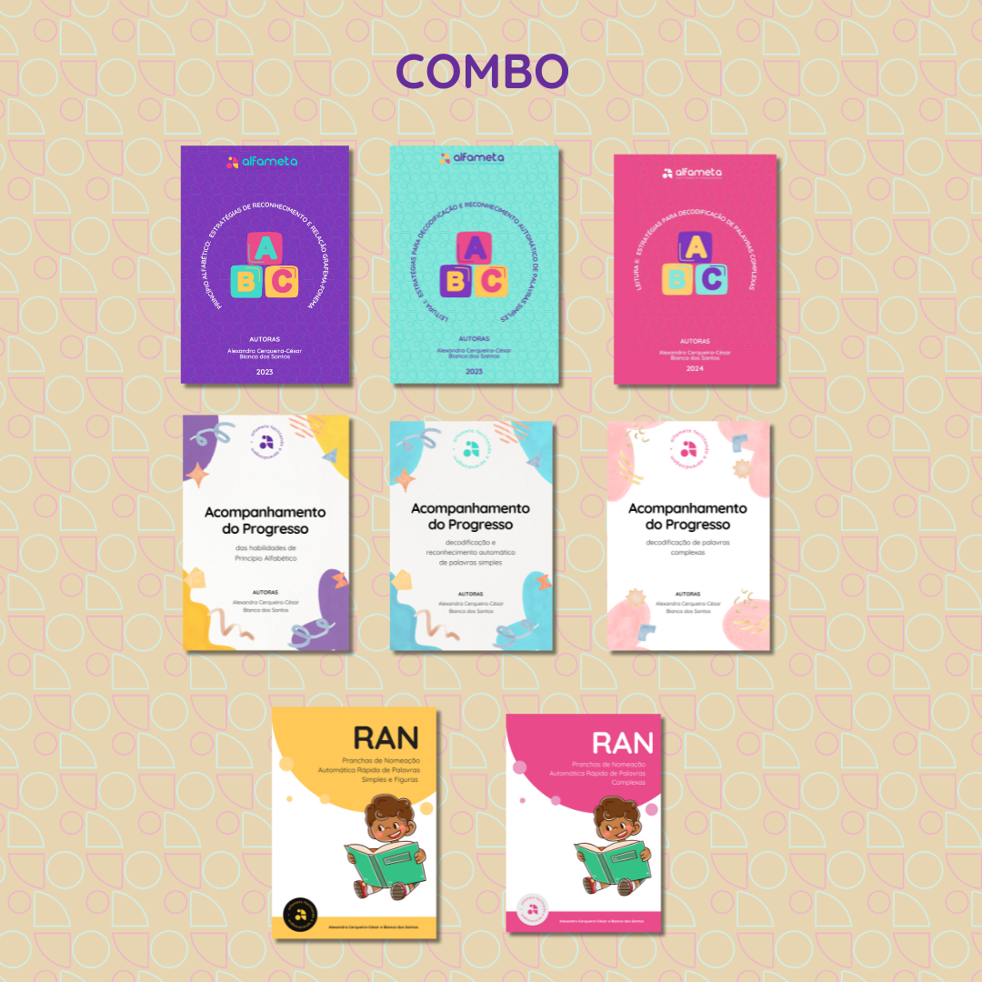 COMBO: 3 E-books + 3 Folhas de Monitoramento + 2 Materiais de Ran