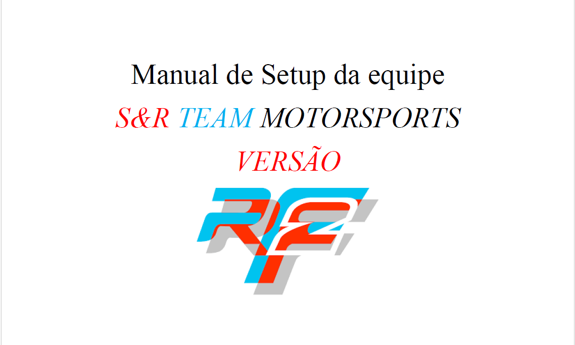 Guia de Setup Rfactor 2 - Eliel Sales Dos Santos | Hotmart