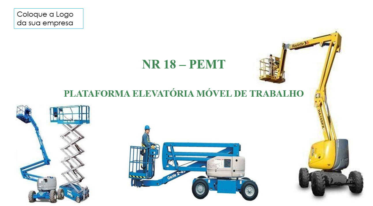 Slides Curso NR18 PTA/PEMT - Com modelo de certificado e conteúdo p...