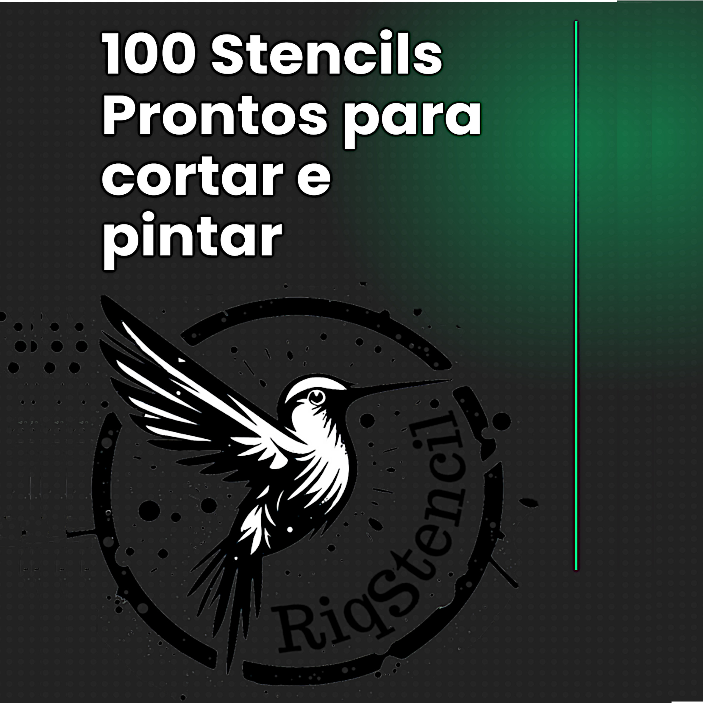 100 Stencils Prontos Para Cortar e Pintar - Paulo Henrique Dias de ...