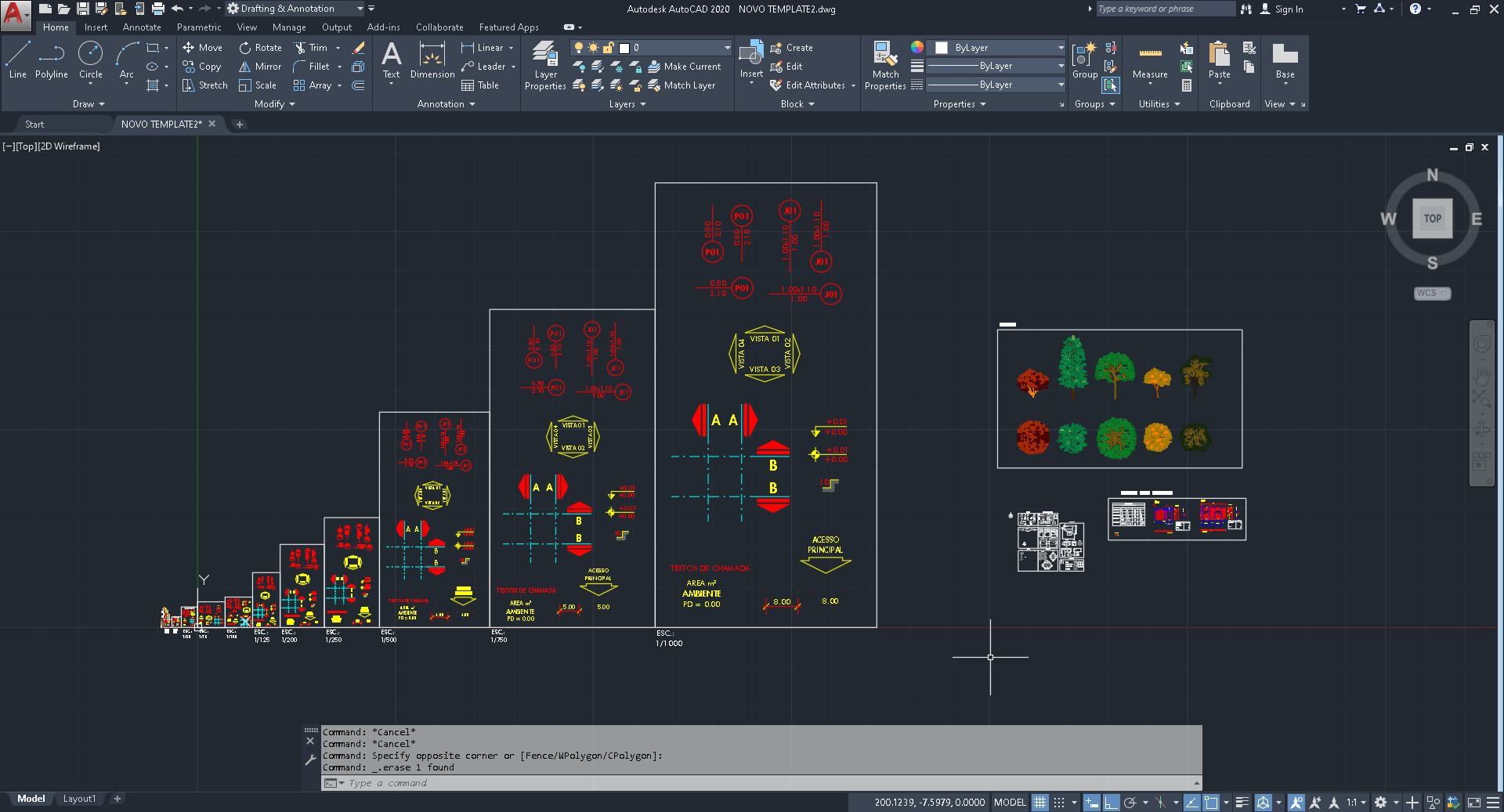 Template AutoCAD