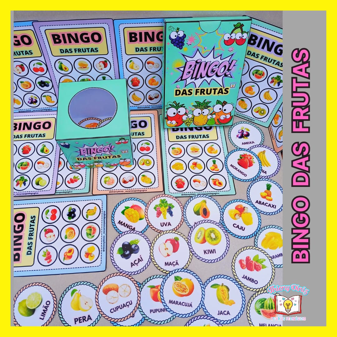 BINGO DAS FRUTAS - Alciene Diniz da Silva | Hotmart