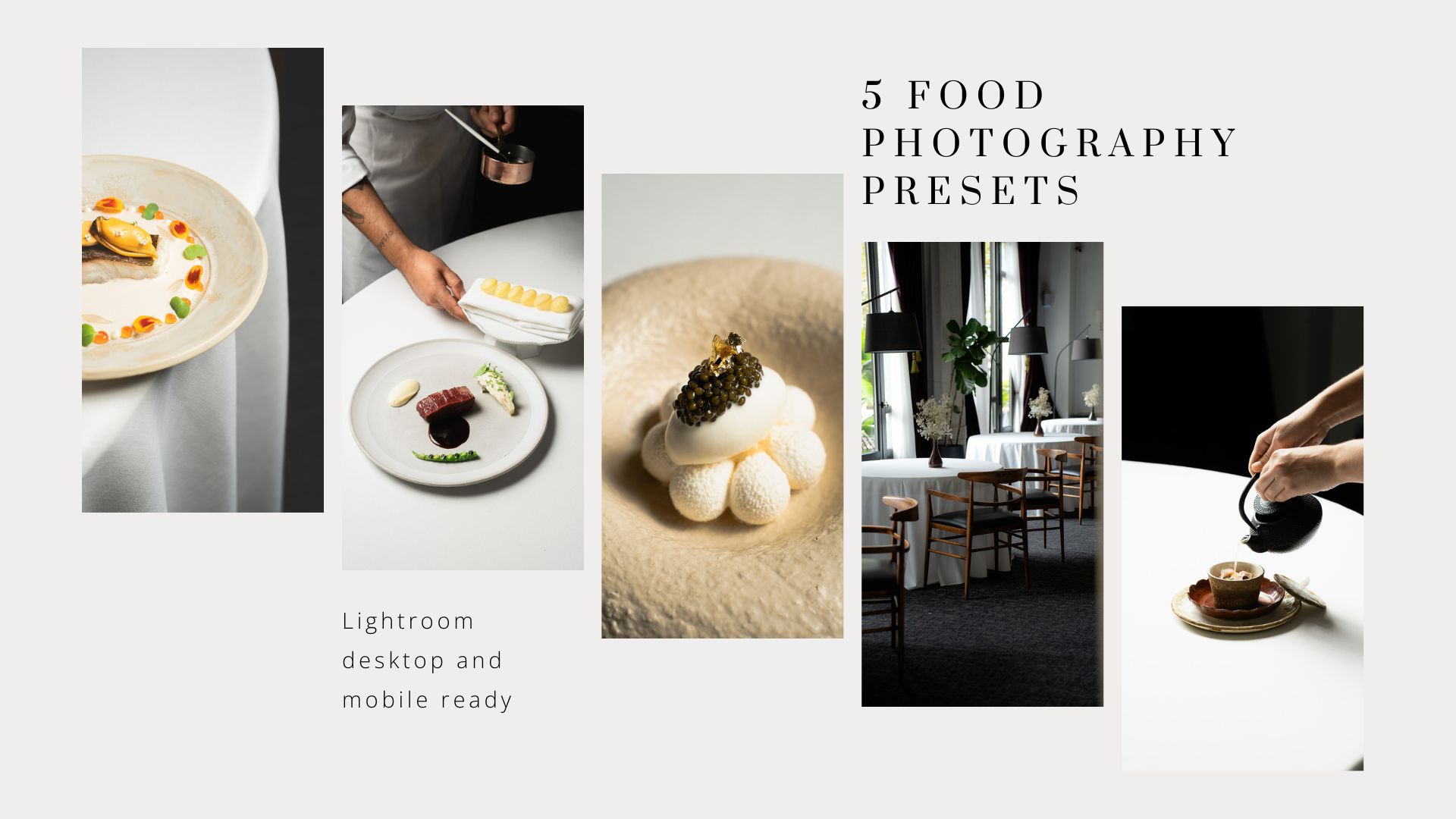 5 Food Photography Presets for Lightroom