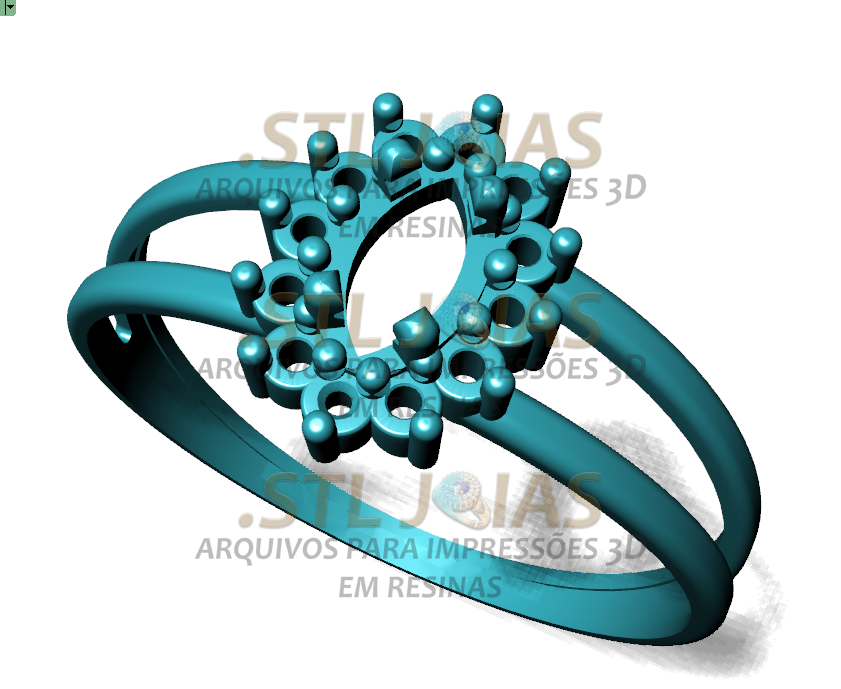 ANEL NAVETE CRAVEJADO Arquivo para impressão 3D. Formato STL - STL ...