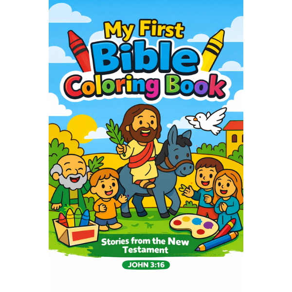 Ebook - Little Hands, Big Faith – A Bible Story Coloring Book ohn 3...