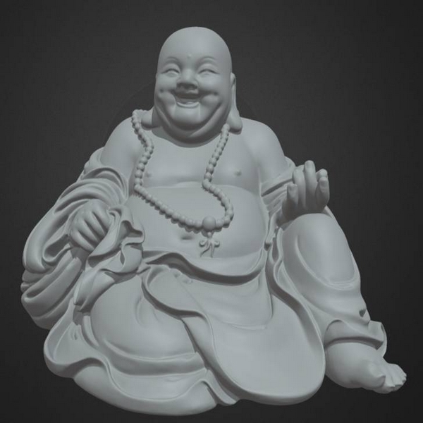 STL Para Impressão 3D - Maitreya Buddha (Maitria Buda) - RGB hotmar...