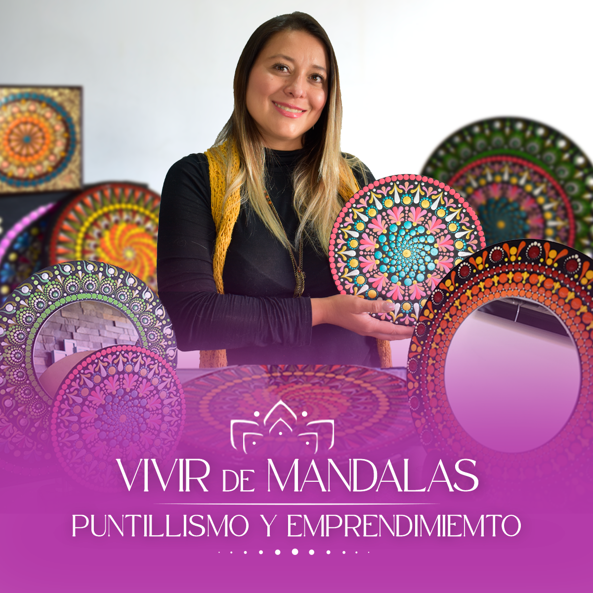 Vivir de Mandalas- Puntillismo y Emprendimiemto - Angélica María Ca...