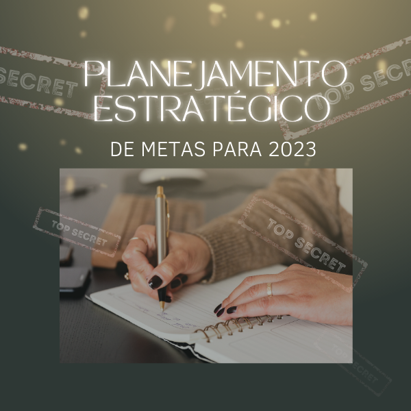 Planejamento Estratégico de Metas para 2023 - Carolina Dan Ribeiro ...