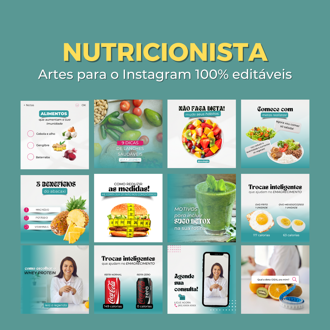 PACK NUTRI - PACKS EDITÁVEIS | Hotmart