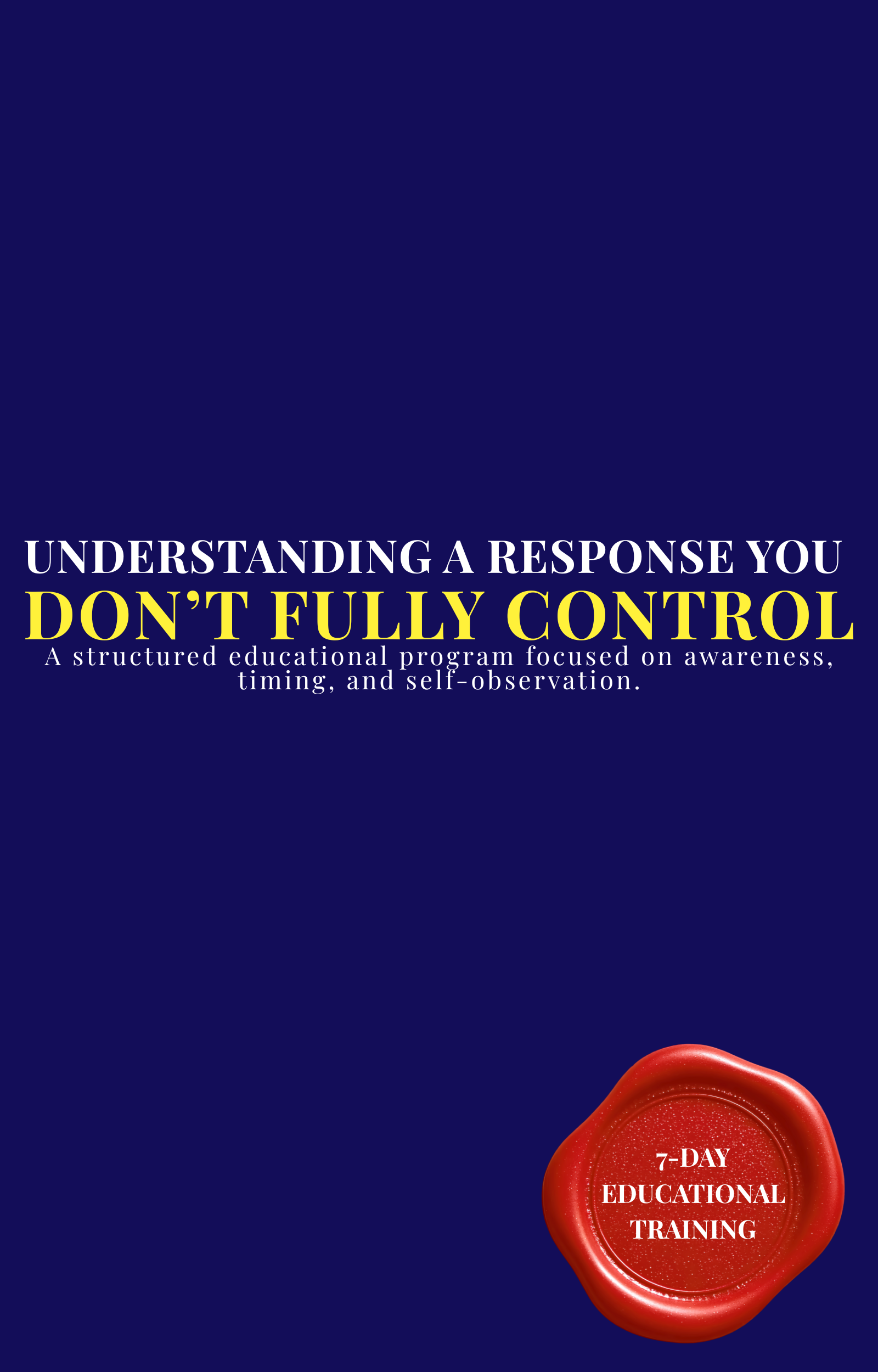 Understanding a Response You Do Not Control - Vitória Fockink Duart...