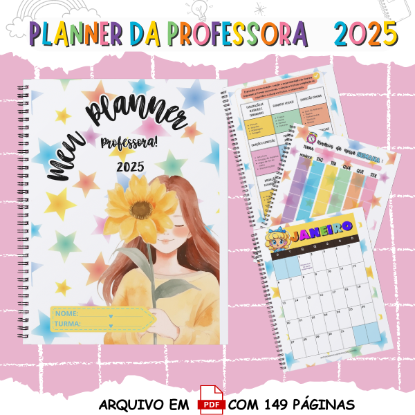 Planner da Professora de Ed. Infantil 2025