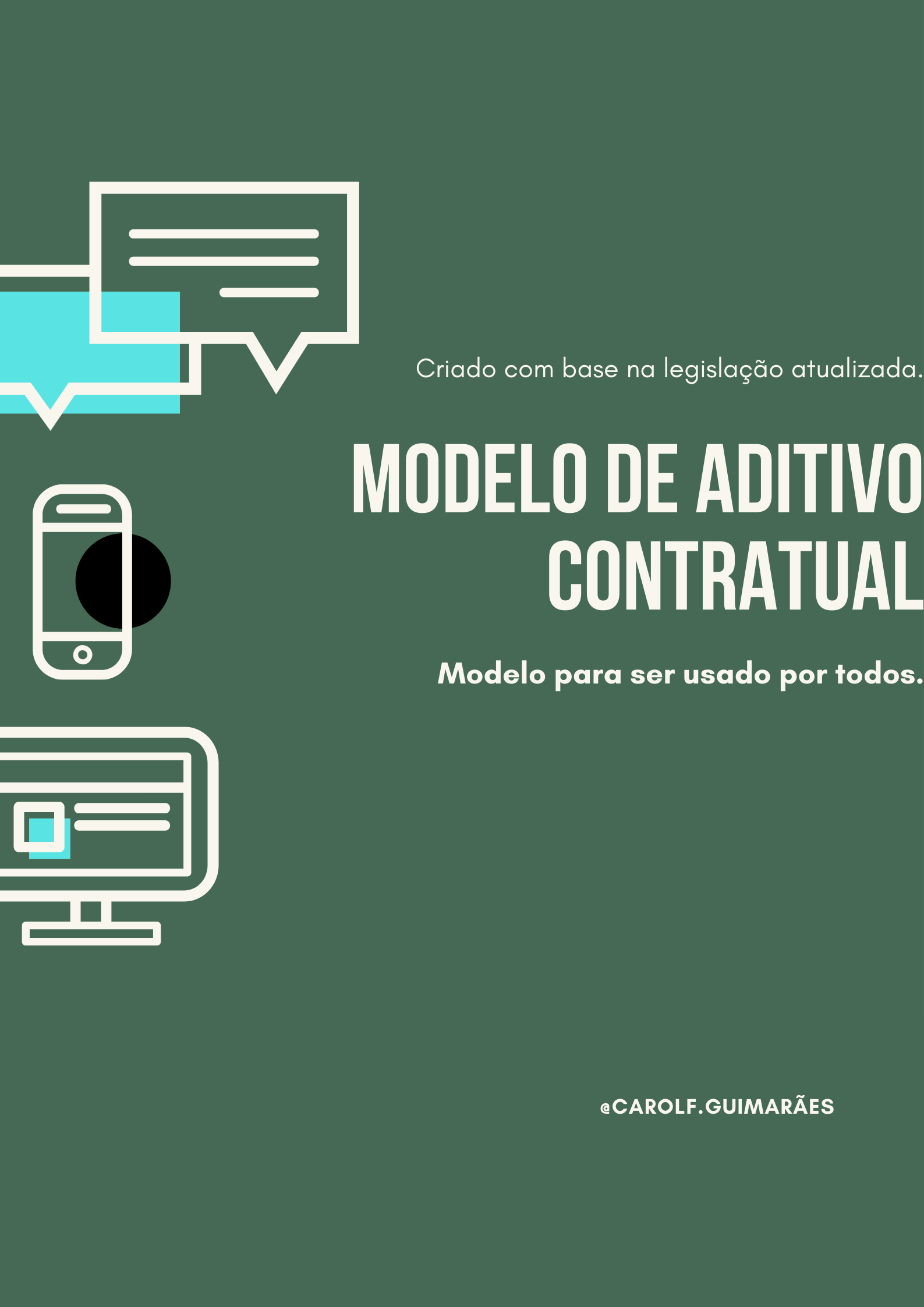 MODELO DE ADITIVO CONTRATUAL