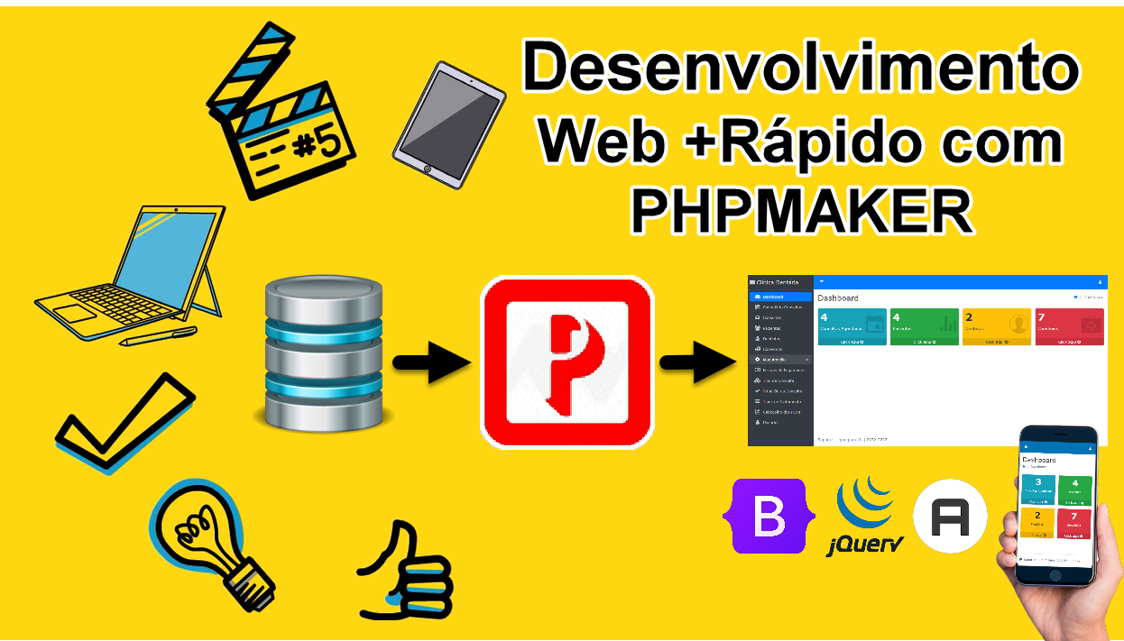 Curso de Desenvolvimento Web +Rápido com PhpMaker 2019