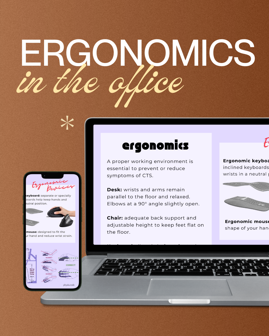 Ergonomics - Physio Malen | Hotmart