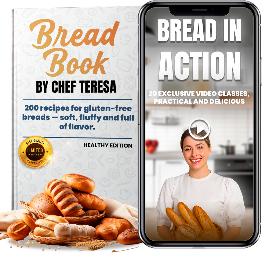 200 GLUTEN-FREE BREAD RECIPES - CHEF TERESA - GA GROUP | Hotmart