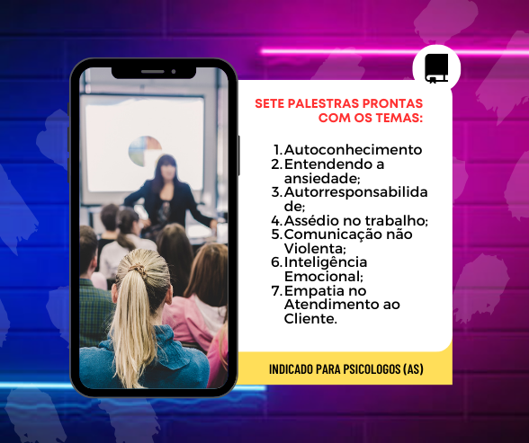 Sete palestras prontas em PDF para profissionais da psicologia e do...