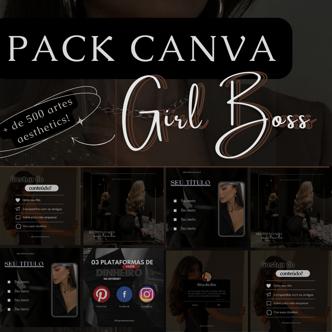 PACK CANVA | GIRL BOSS