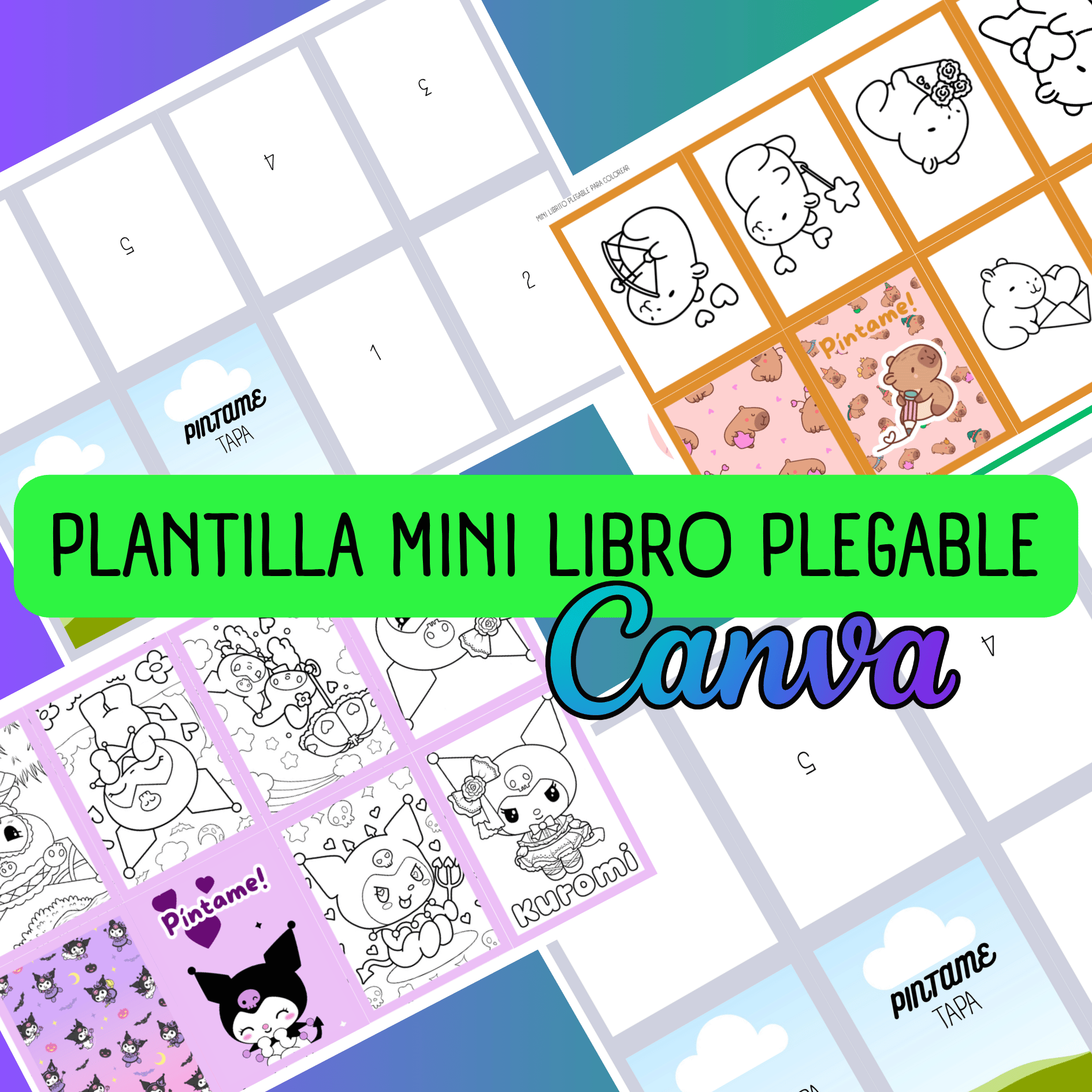 Minilibrito plegable