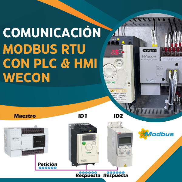 Curso de programación de PLC y HMI Wecon - Comunicación Modbus RTU