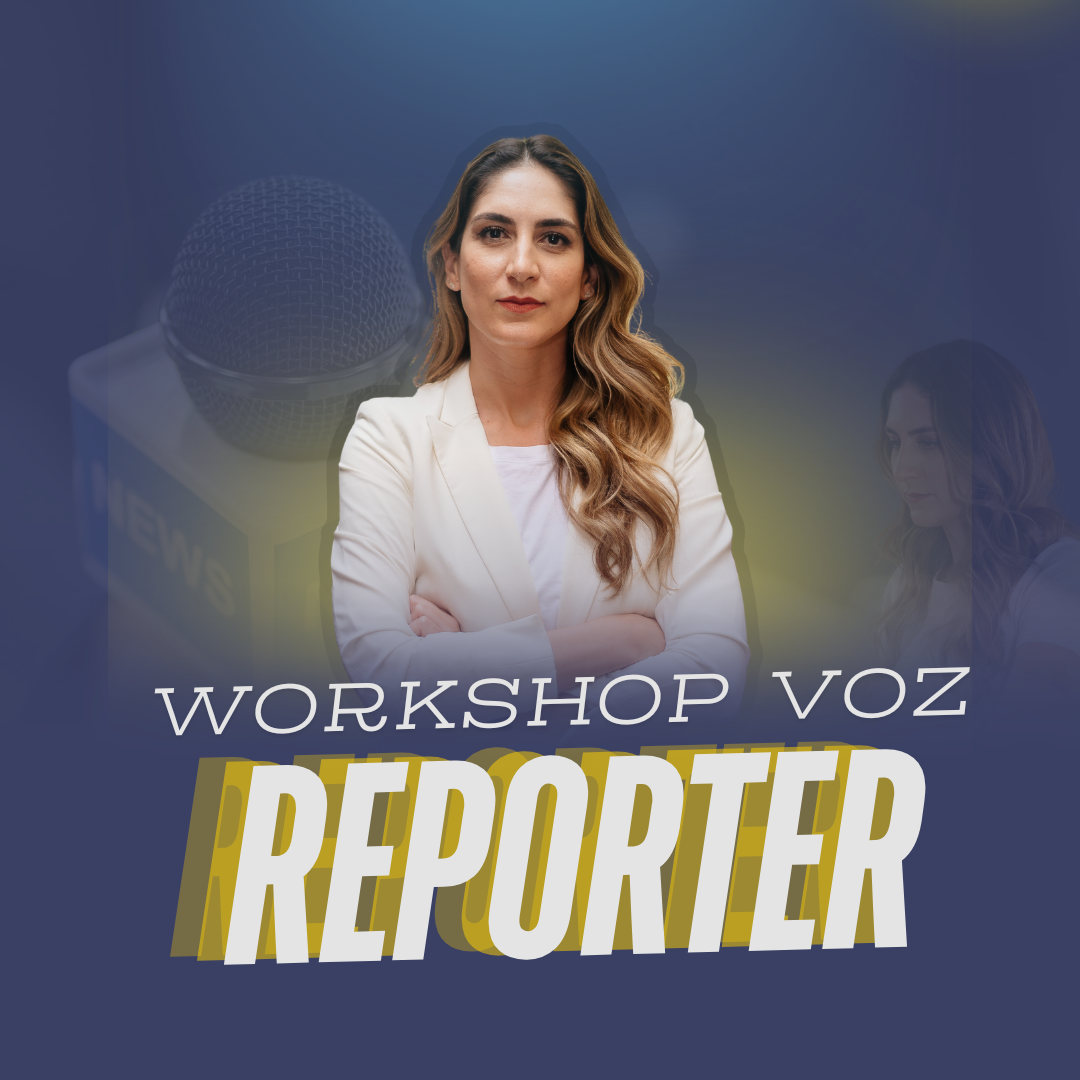 Workshop Voz de Repórter - Renata De Andrade | Hotmart