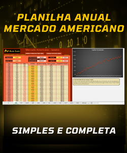 Planilha Anual Para Mercado Americano - Acosta Trader - Acosta Trad...