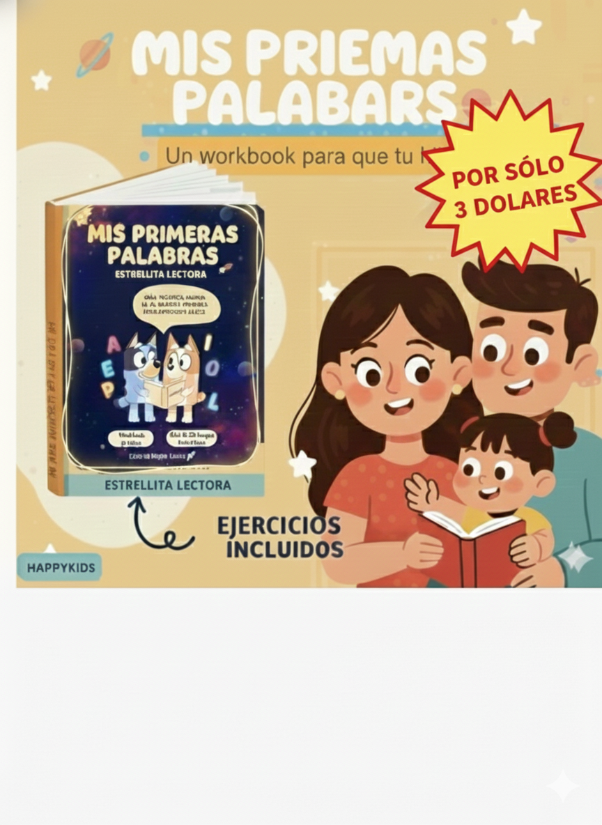 MIS PRIMERAS PALABRAS COMO ESTRELLITA LECTORA | Hotmart