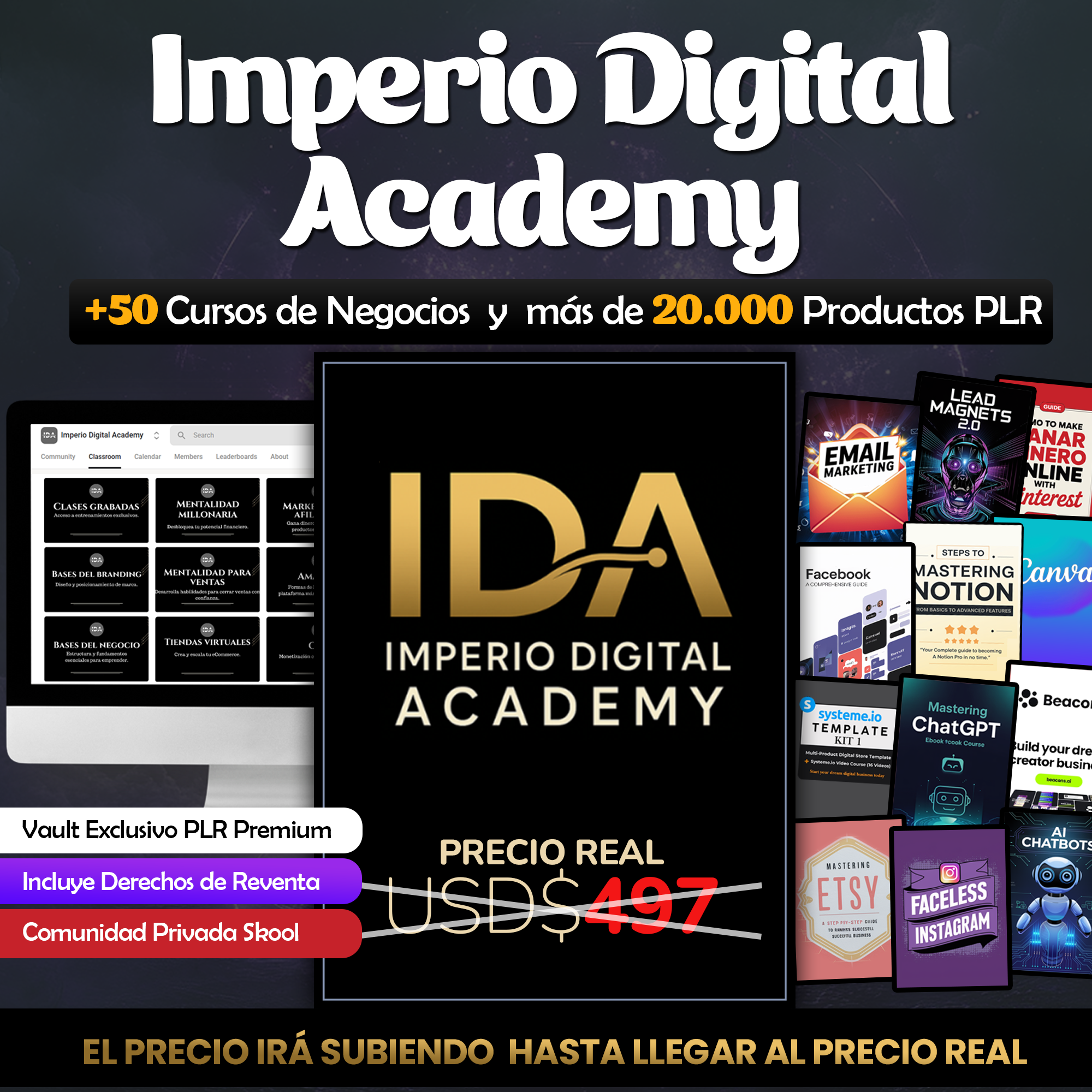 IDA - Imperio Digital Academy - Mr. Claudio Hermosilla | Hotmart