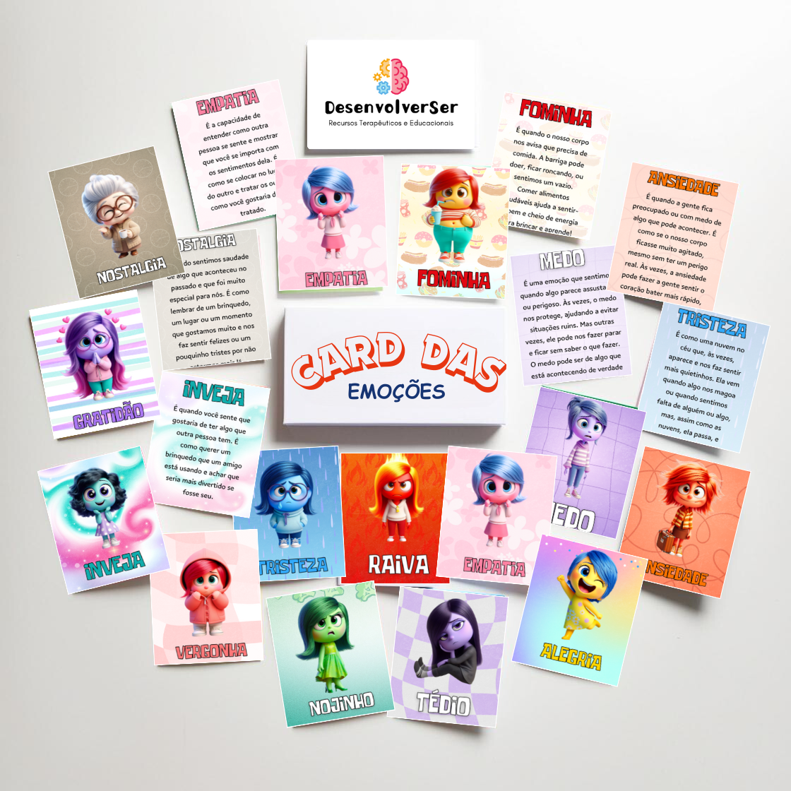 CARD DAS EMOÇÕES - DESENVOLVERSER | Hotmart