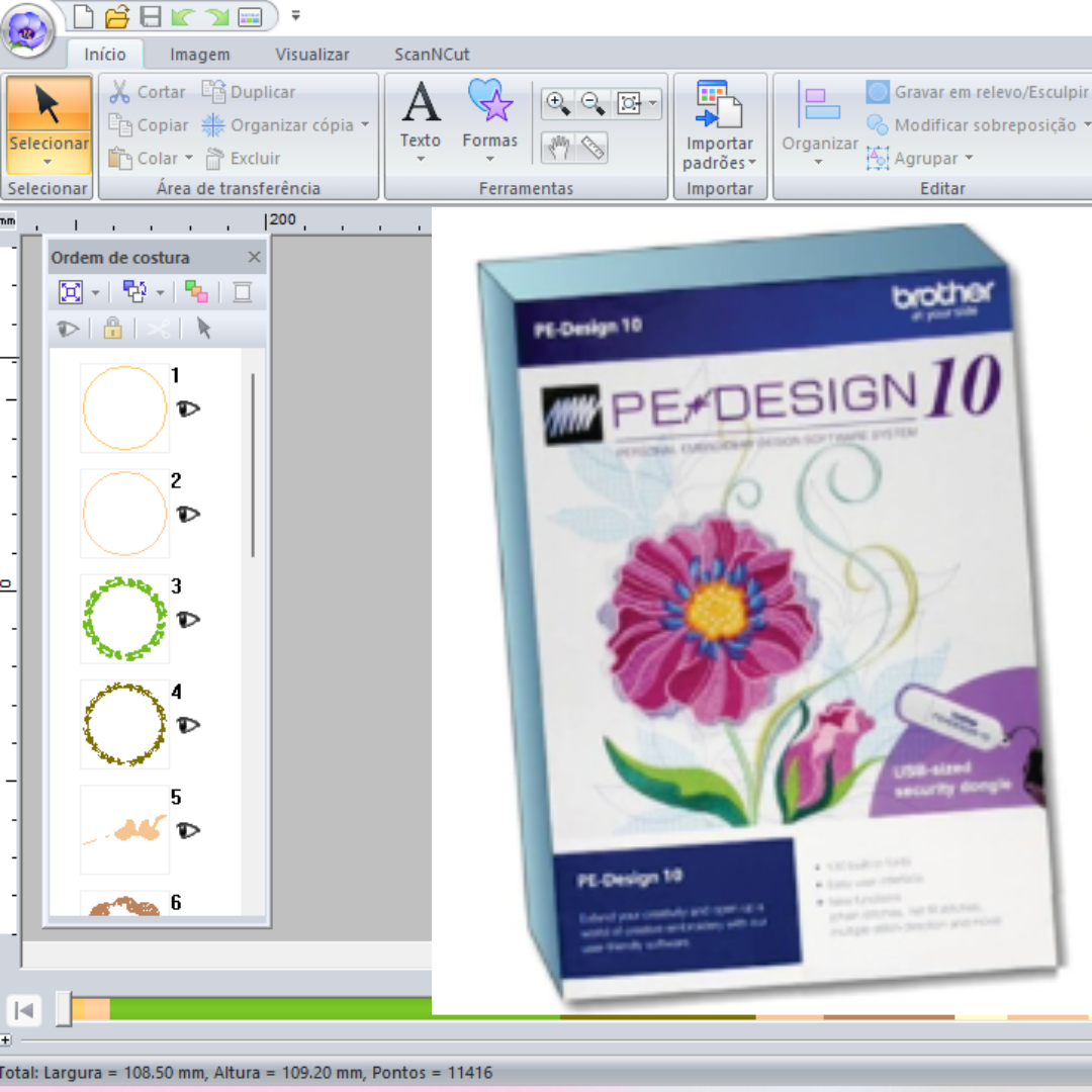 PROGRAMA PE DESIGN 10 - Ana Elisa Bordados | Hotmart