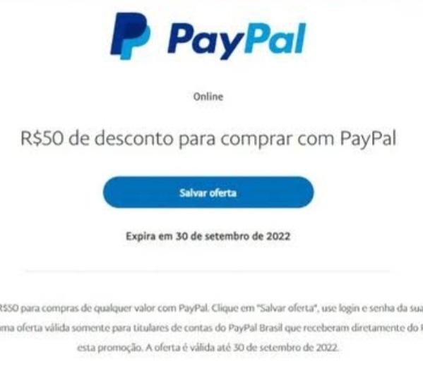 Cupon paypal 50$ - Ana paula barbosa | Hotmart