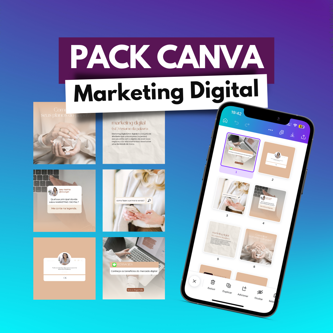 Pack Canva - Marketing Digital