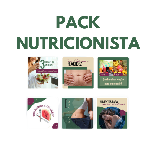 Pack Nutricionista + Legenda Canva Editáveis - Jaciara Cavalcante