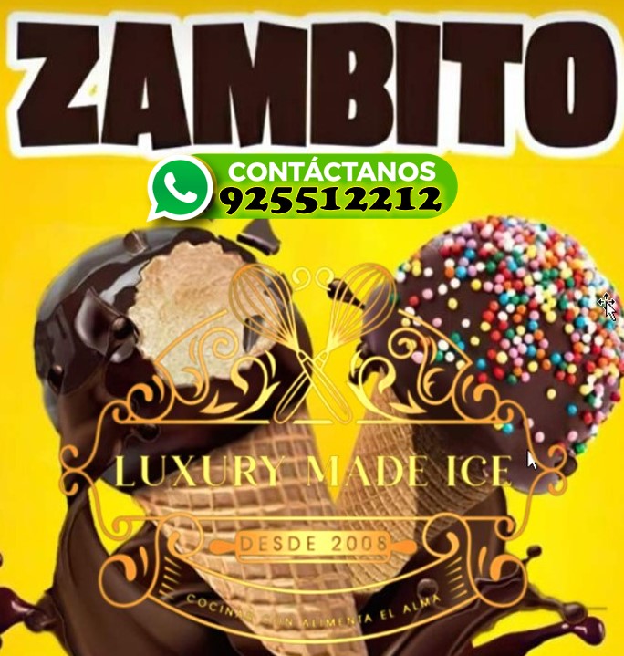 ZAMBITO LUXURY MADE ICE - Lady Basilio Castillo | Hotmart