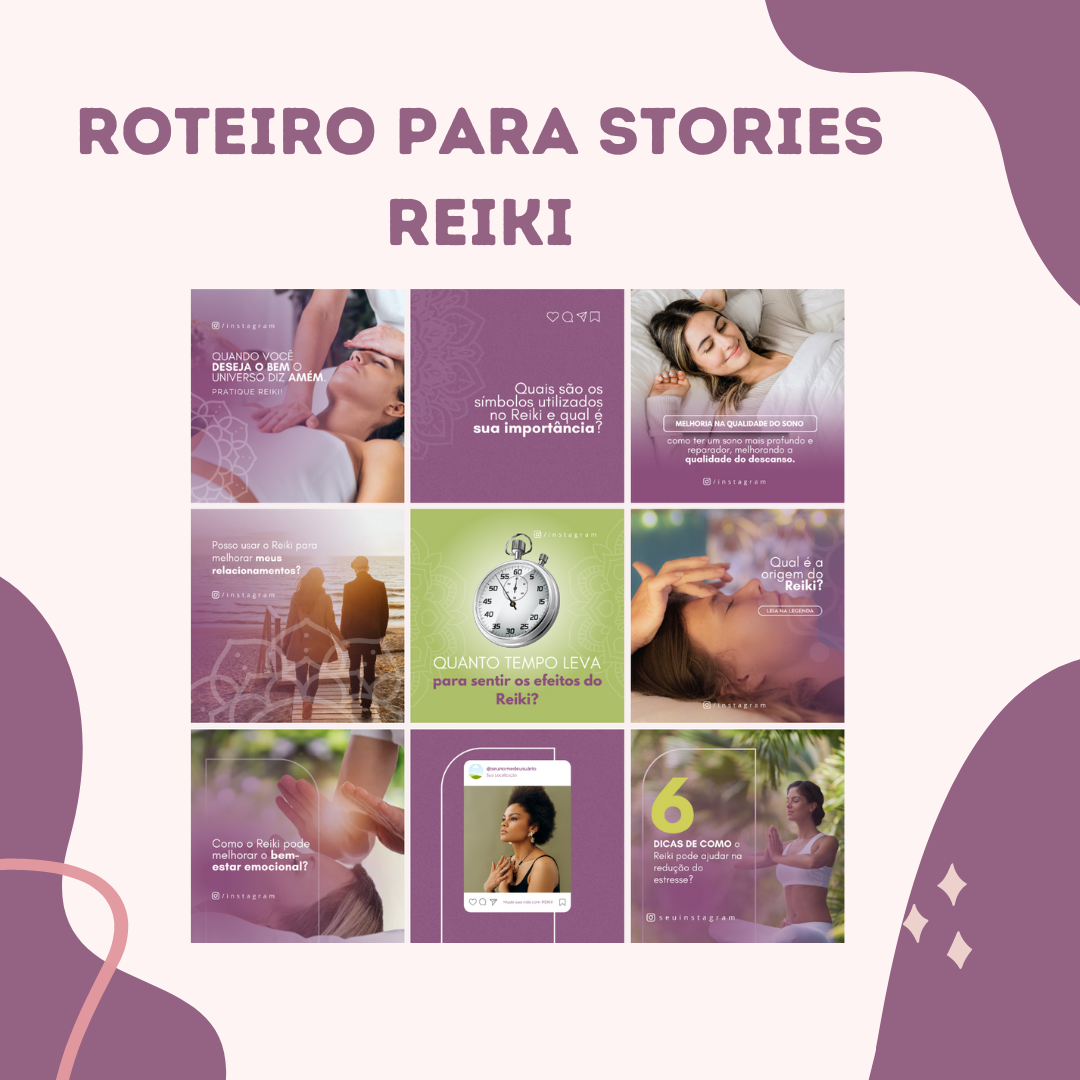 ROTEIRO PARA STORY - REIKI - Pollyanna da Silva | Hotmart
