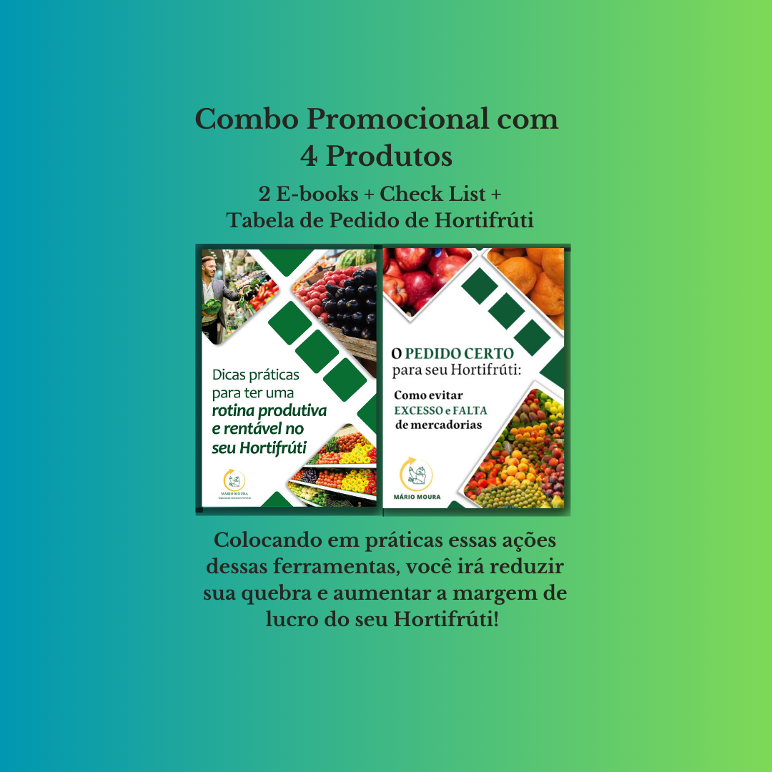 Combo Promocional Com 4 Produtos - Mário Sérgio Moura | Hotmart