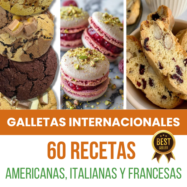 60 Recetas de Galletas Saludables Internacionales: América, Italia ...