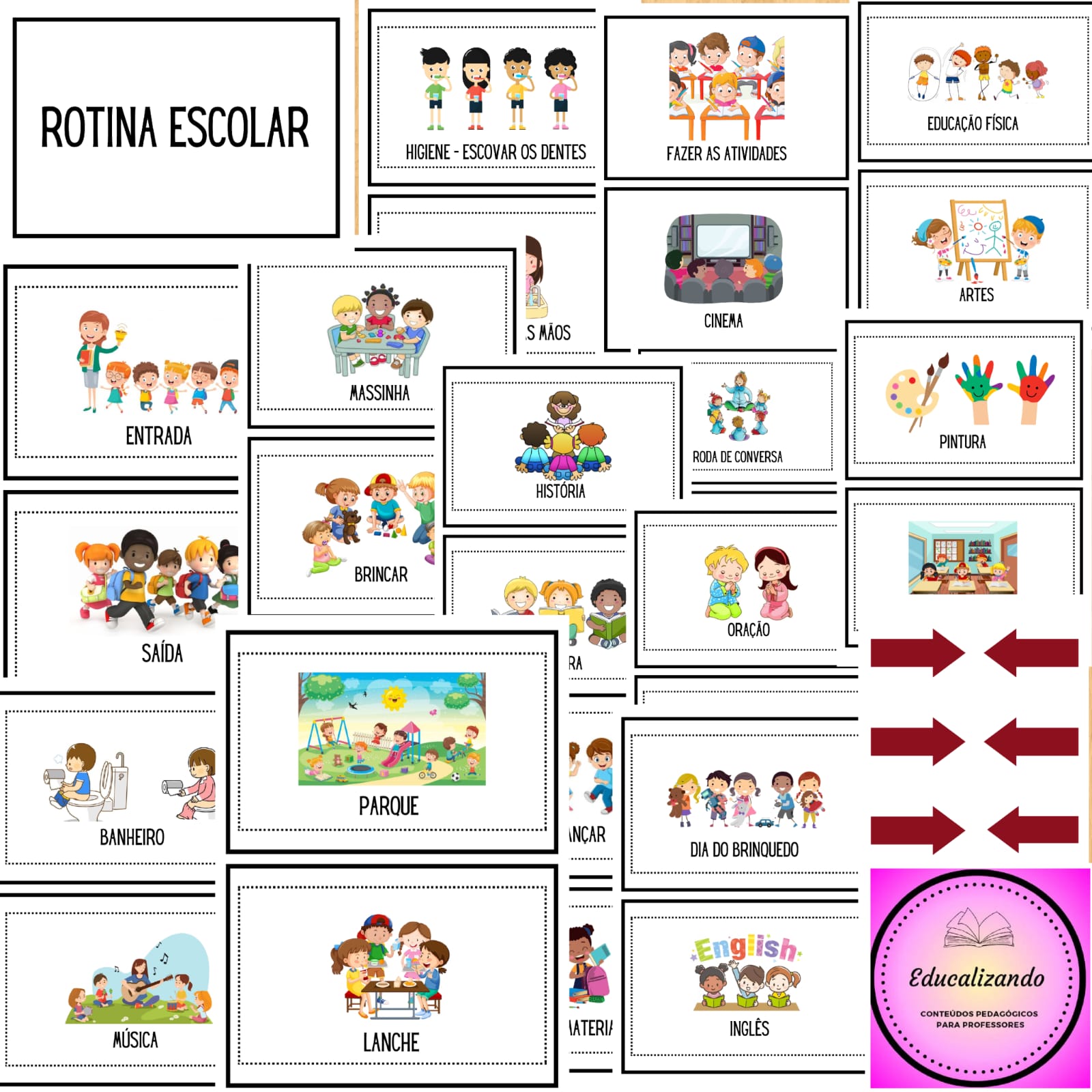 ROTINA ESCOLAR - PDF EDUCACIONAL | Hotmart