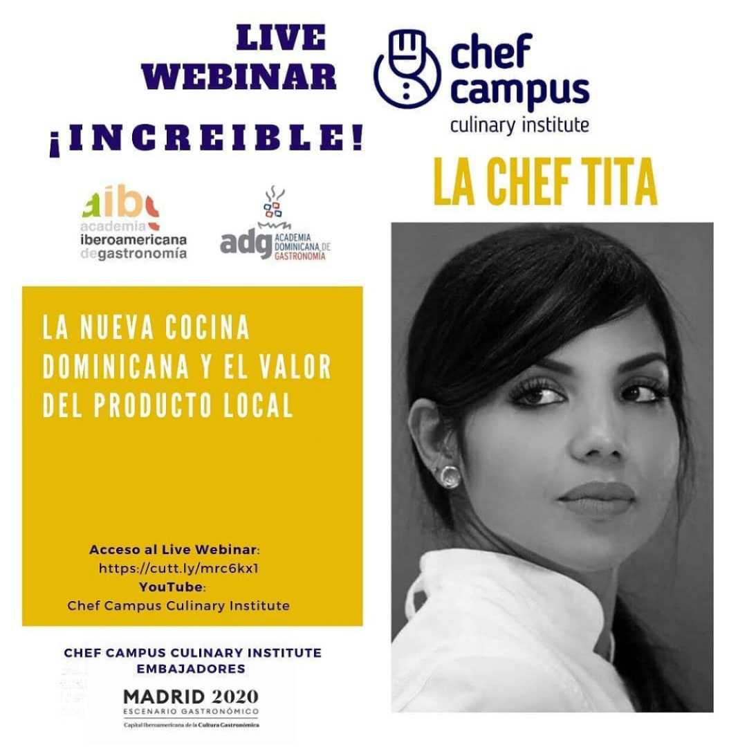 Masterclass con la chef TITA "INÉS PAÉZ" - La nueva cocina dominica...