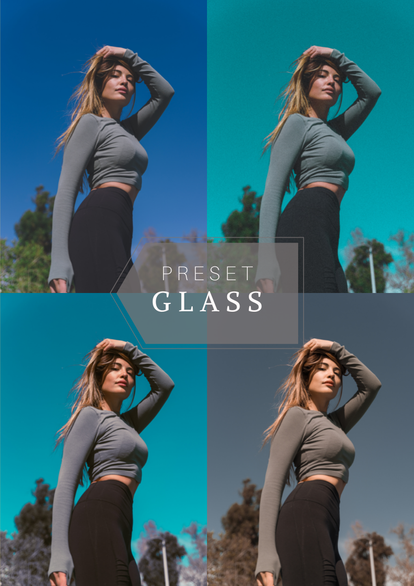 4 Presets Glass (Lightroom Mobile)