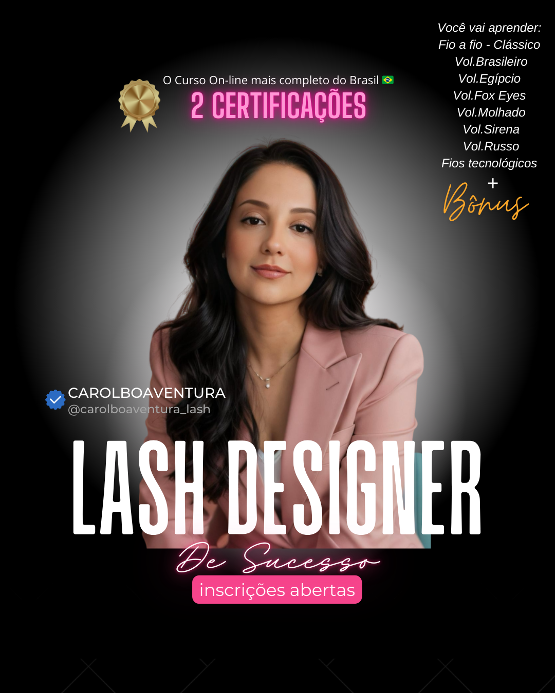 Curso On-line - Lash de Sucesso 🏆