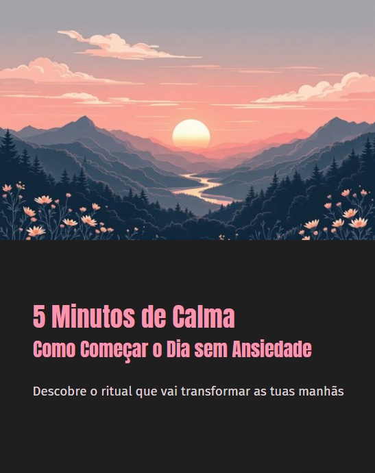 A FÓRMULA DA CALMA: 5 MINUTOS PARA UM DIA SEM ANSIEDADE - Mafalda M...