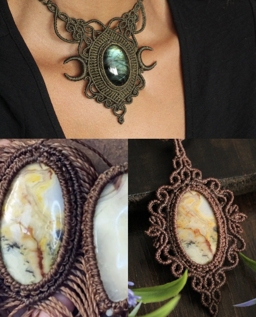 Combo de aulas: castroado + gargantilha triluna + pingente delicado